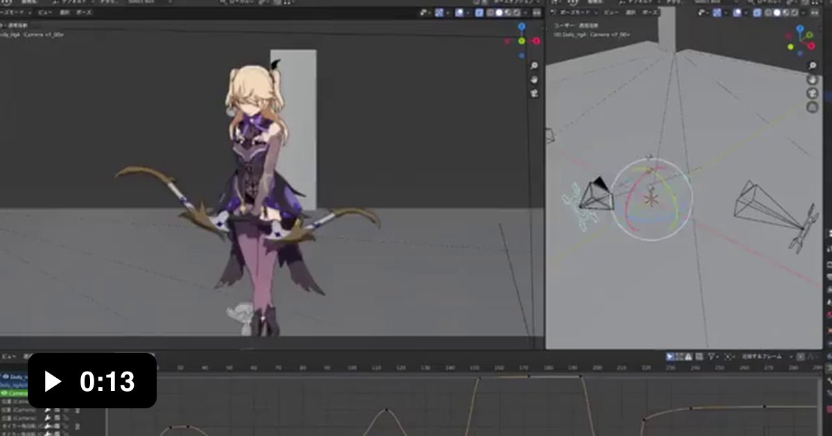 Fischl animation practice - 9GAG