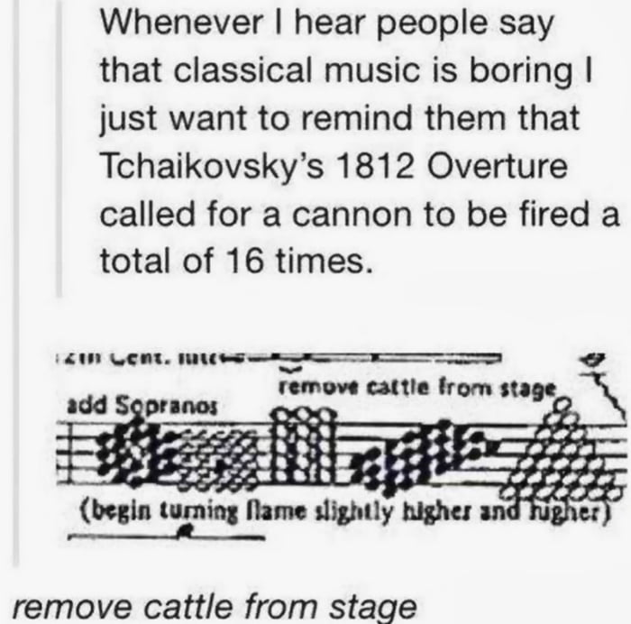 Classical meme music, but the cattle has to go - 9GAG