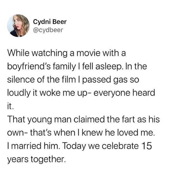 The love story that stinks.. in the best way - 9GAG