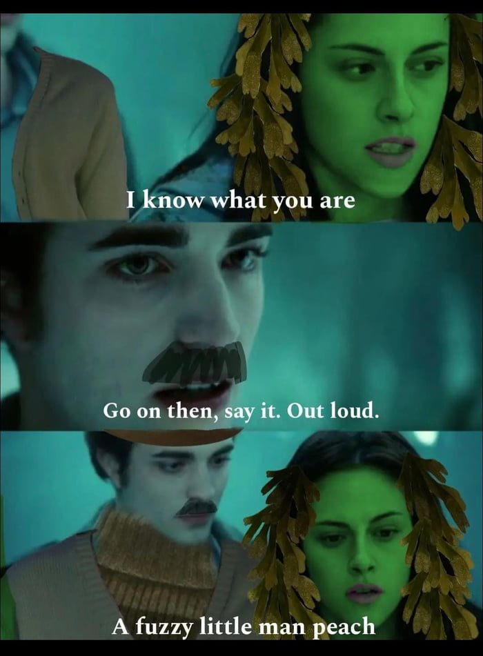 Easy now fuzzy peach man - 9GAG