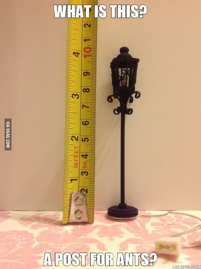 What is this? a post for ants? - 9GAG