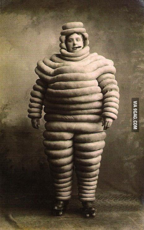 This was the original Michelin Man, creepy as hell. - 9GAG