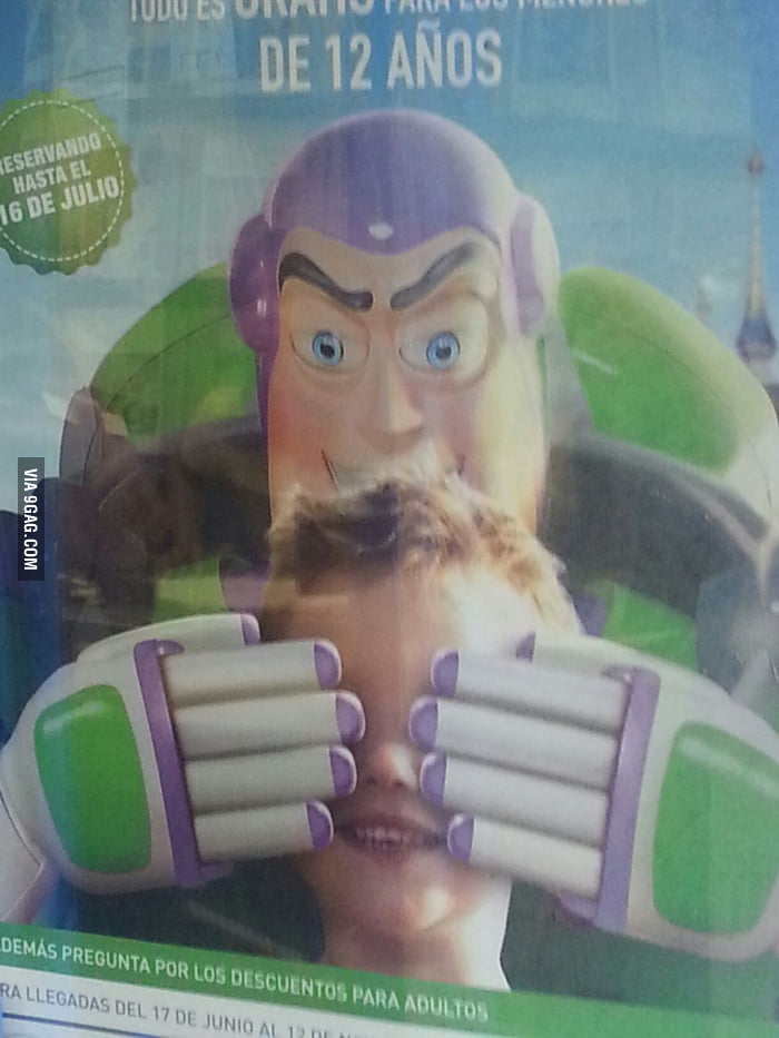 Shhh little boy.. Buzz is here now.. - 9GAG