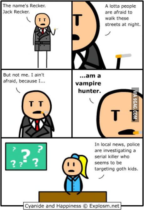 Real life vampire hunter - 9GAG