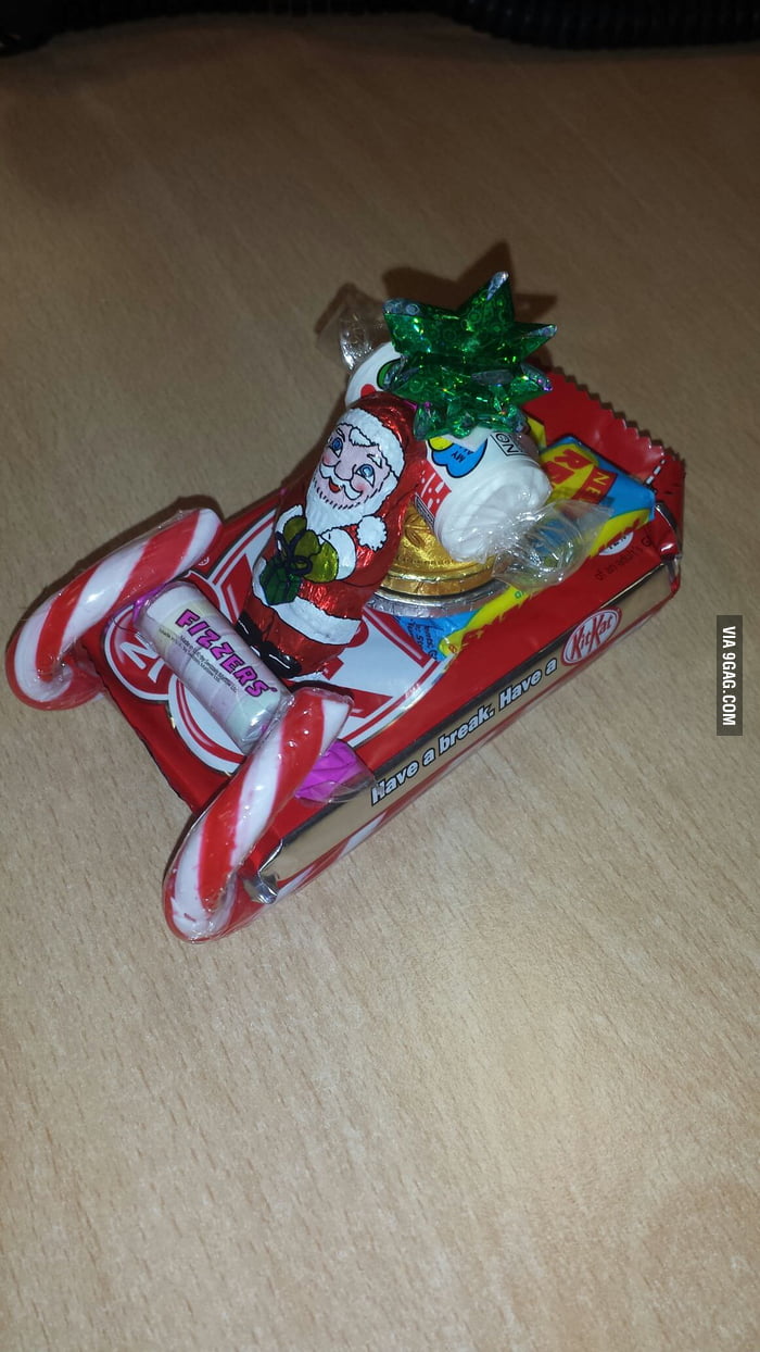 Secret santa candy sleigh - 9GAG