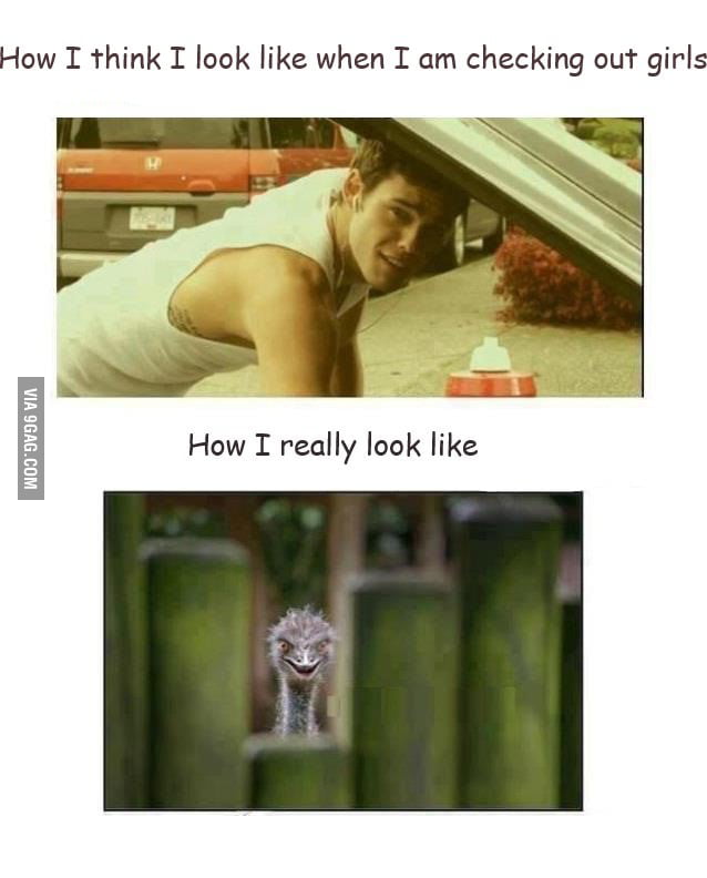 How I think I look like VS How I really look like - 9GAG