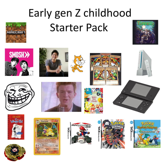 The Early Gen Z Starter Pack 9GAG