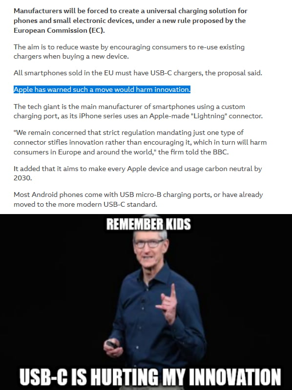 Tim cook is madly innovative - 9GAG