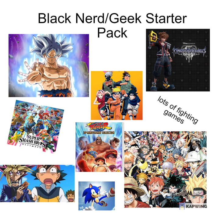 Black Nerd/Geek Starterpack - 9GAG