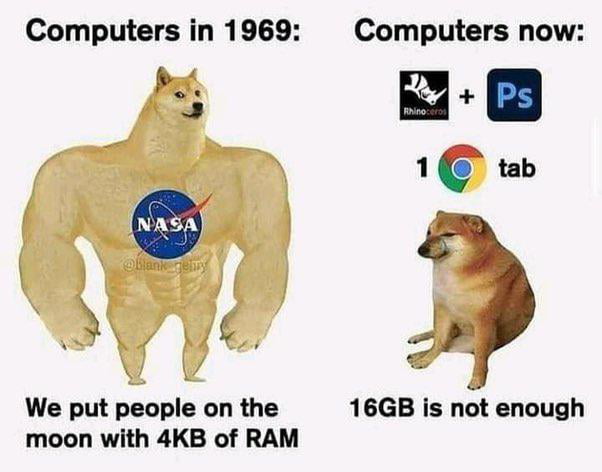 Chrome is more powerful than NASA - 9GAG