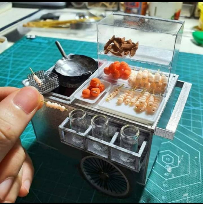 Miniature Street food Stand. - 9GAG