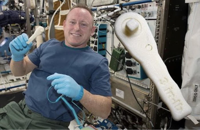 In 2014, NASA emailed the specs of a wrench to astronauts on the ISS to ...