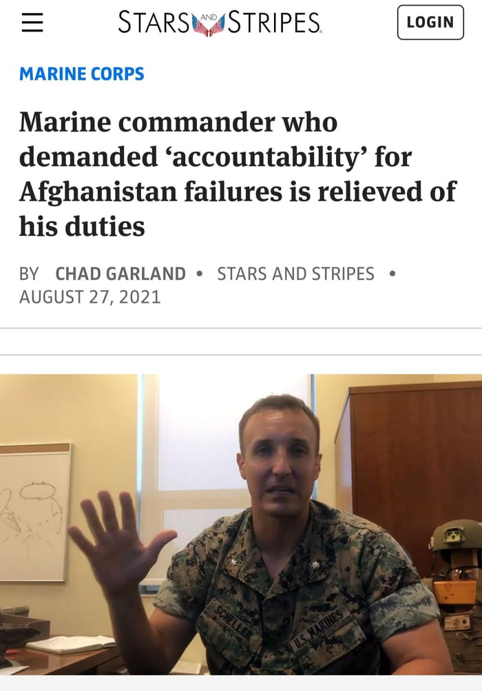 What real heroes look like. Hope he doesn't go Col. Stahlman's way from ...