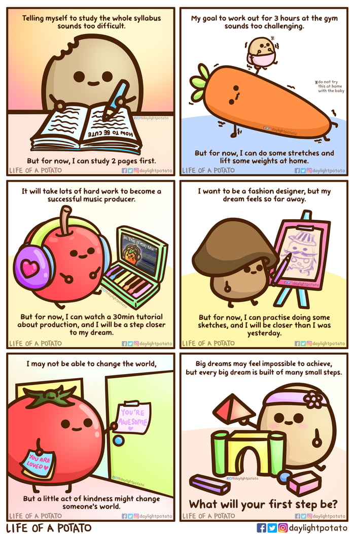 Big dreams start from little steps - 9GAG
