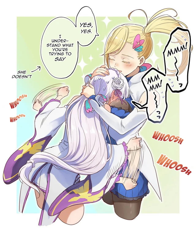 Emilia-tan and Minerva-tan - 9GAG