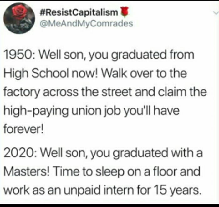 Different eras& different views - 9GAG