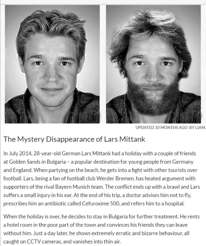 Lars Mittank still missing since 2014 - 9GAG