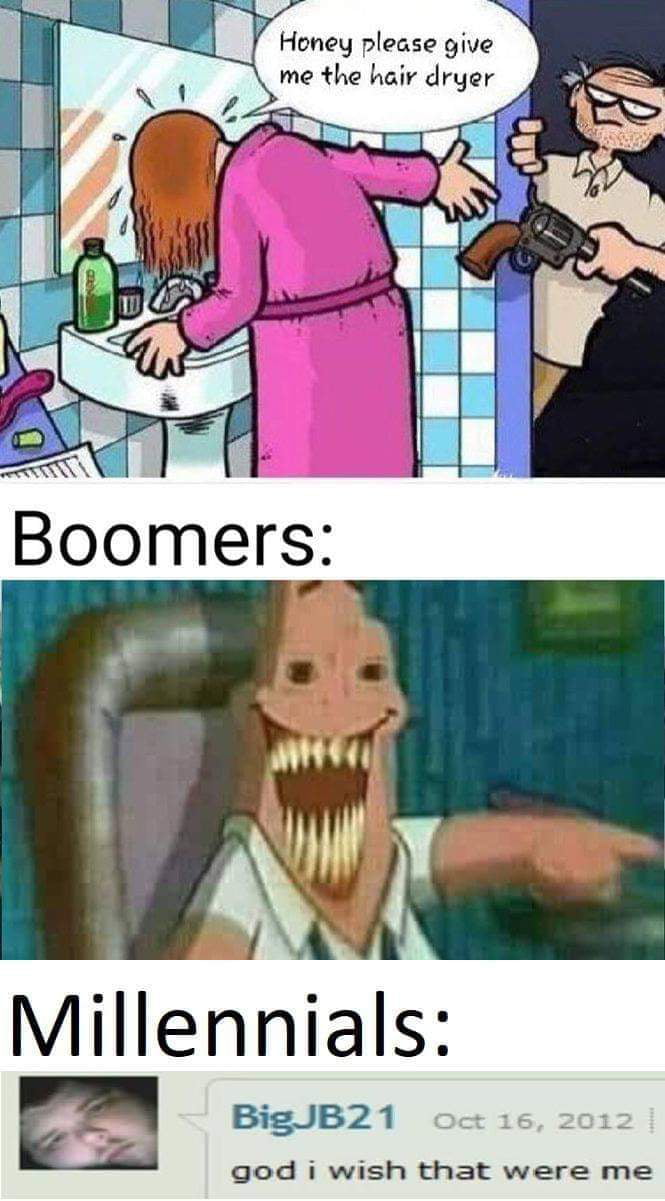The difference between boomer and zoomer - 9GAG