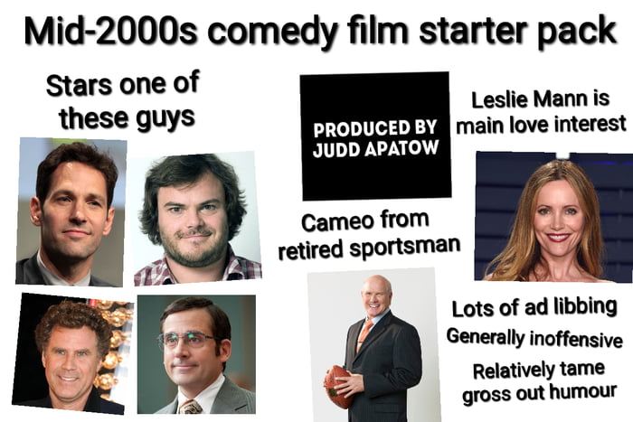Mid 2000s comedy film starter pack - 9GAG