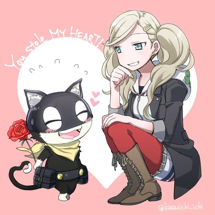 Posting Persona pics daily. Day 1182: P5 Ann and Morgana - 9GAG