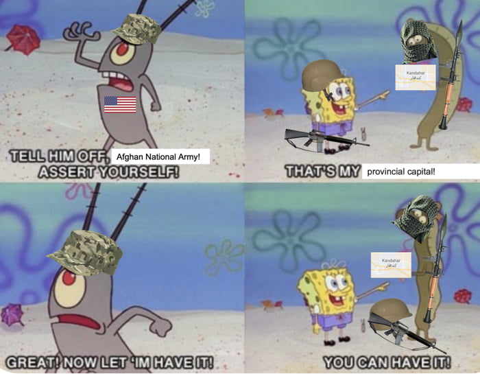 SpongeBob vs the Taliban - 9GAG