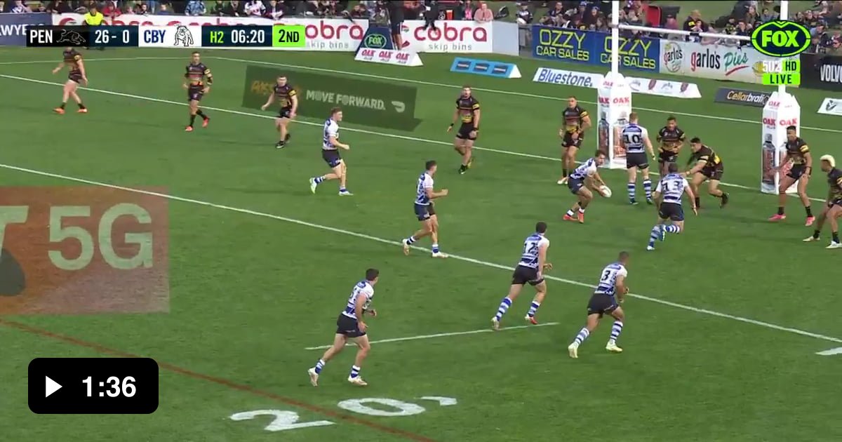 Spectacular team try by the Panthers - 9GAG