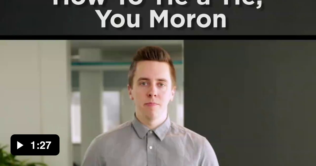 Do it the proper way, you moron! - 9GAG