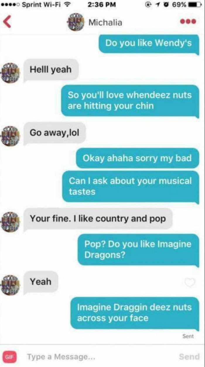 Dragging deez nuts - 9GAG