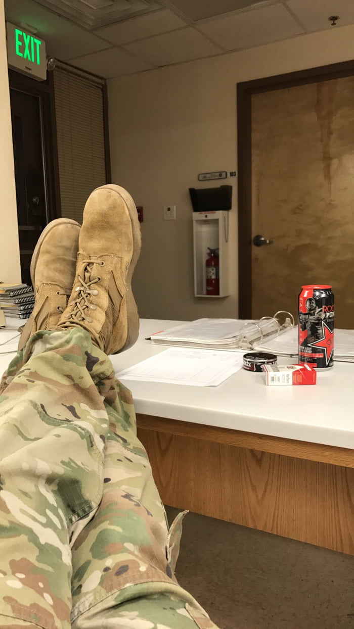 Anybody else on CQ/Staff Duty? - 9GAG