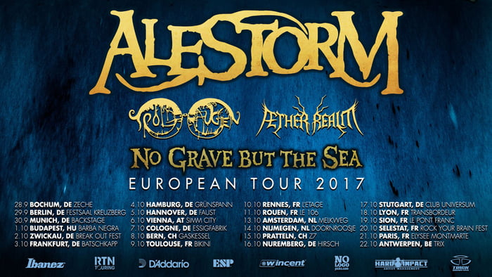 Anyone else going to the Alestorm-Tour this fall? I'm gonna see them in ...