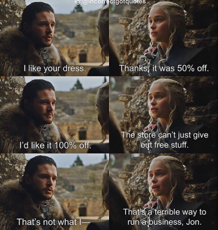 You know nothing Jon Snow - 9GAG