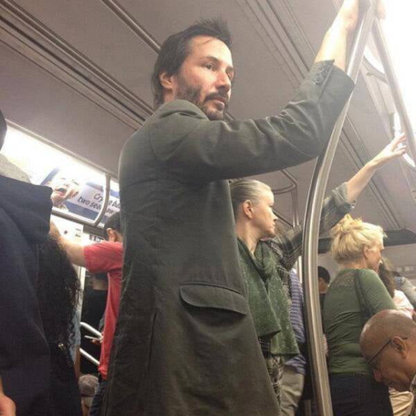 A random guy taking the subway - 9GAG
