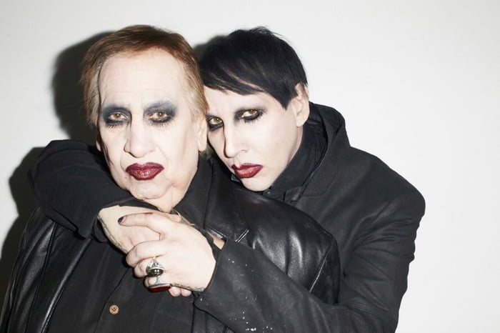 Marylyn Manson and Marilyn Mandad - 9GAG