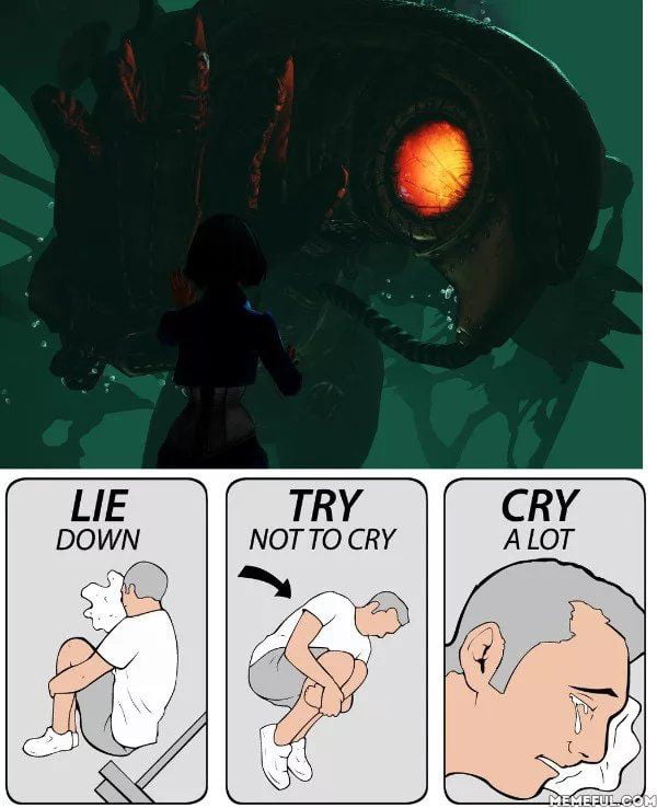 Shhhh it's alright. I'm here. Just let go... - 9GAG