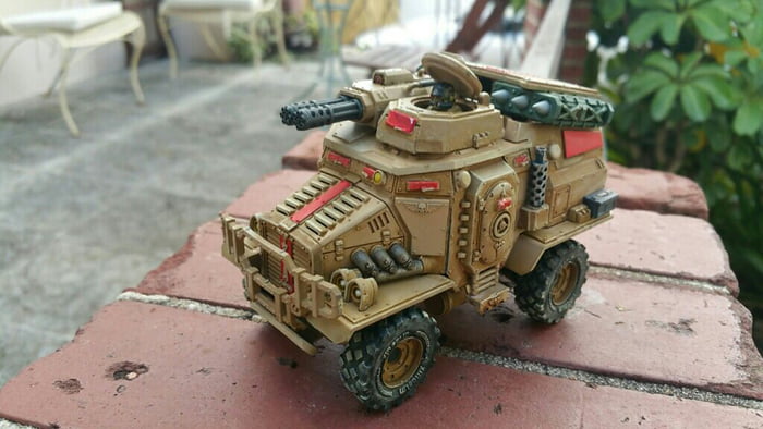 Taurox conversion into an MRAP. couldn't magnetize the missiles so they ...
