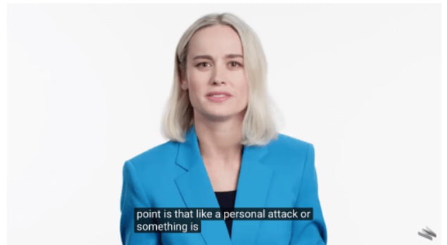 Brie Larson:*sees personal attack meme Brie Larson: - 9GAG