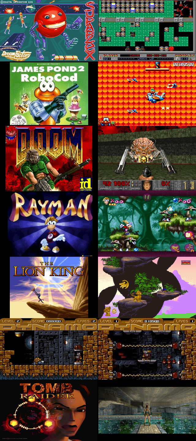 My favorite platform games from the 90s. You can still play them today ...