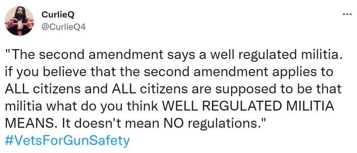 Well regulated means... well regulated. - 9GAG