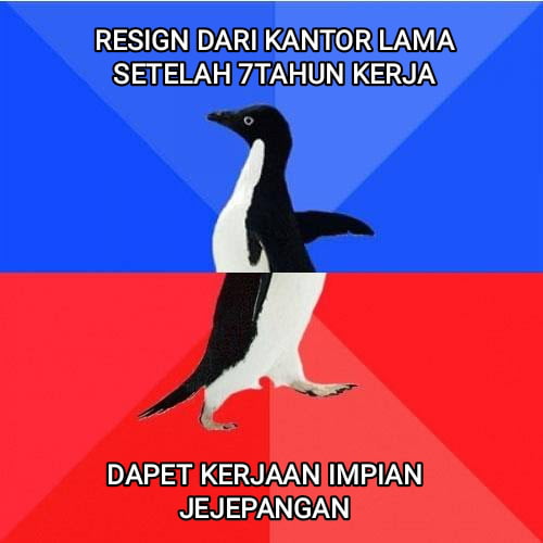 Curhat dikit lewat meme. Transisi itu gak mudah ya. - 9GAG