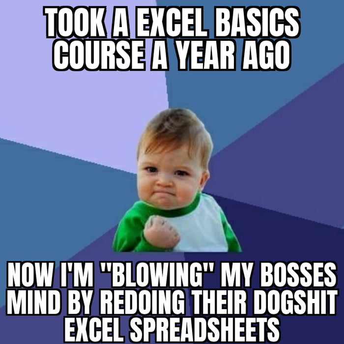 Excel is fun - 9GAG