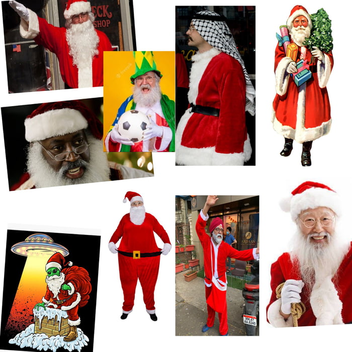 Multicultural Santa - 9GAG