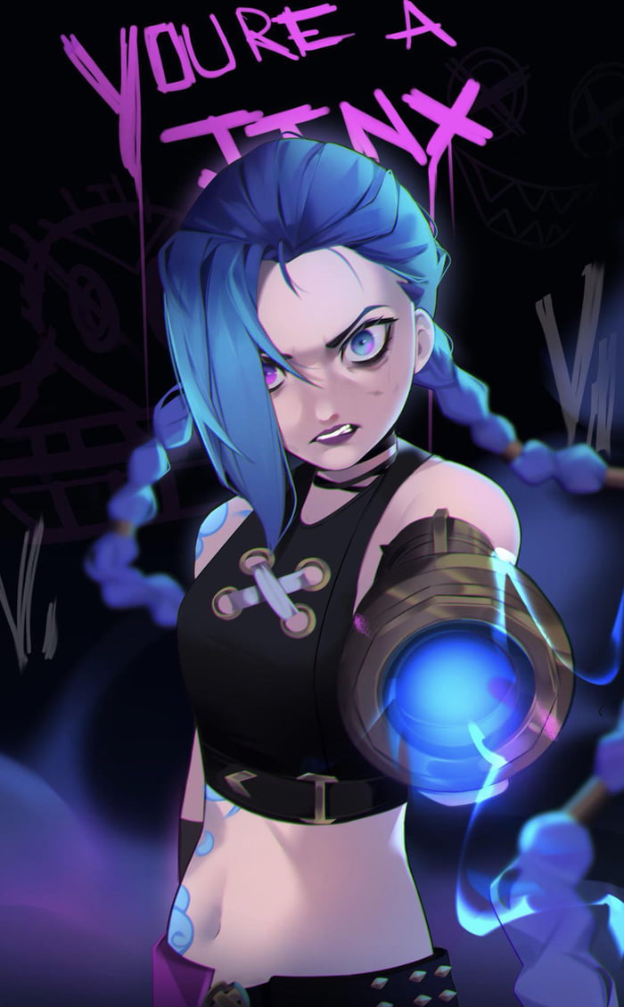 Jinx fanart - 9GAG