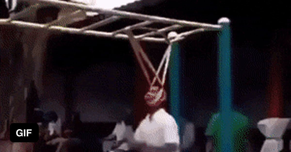 Extremely Weird Dude, Hanging From His Head While Violently Running In ...