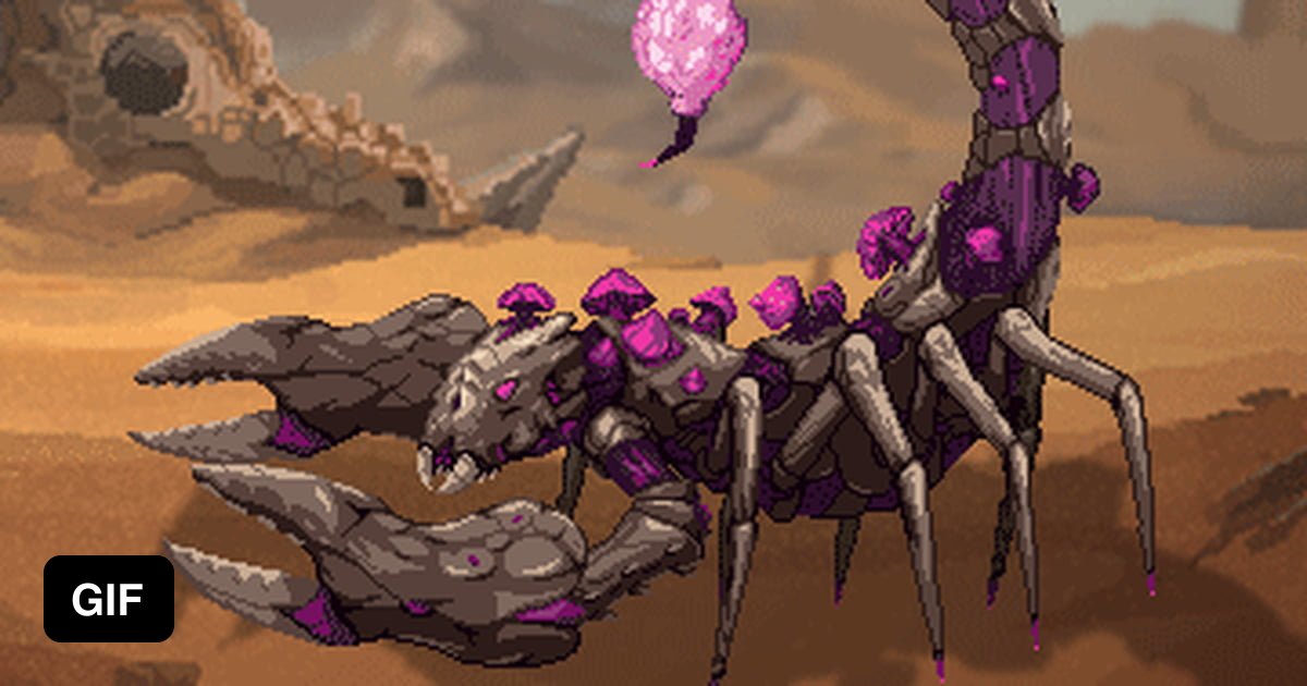 Big Fungus-Scorpion down! New foe designed by our artist team for our ...