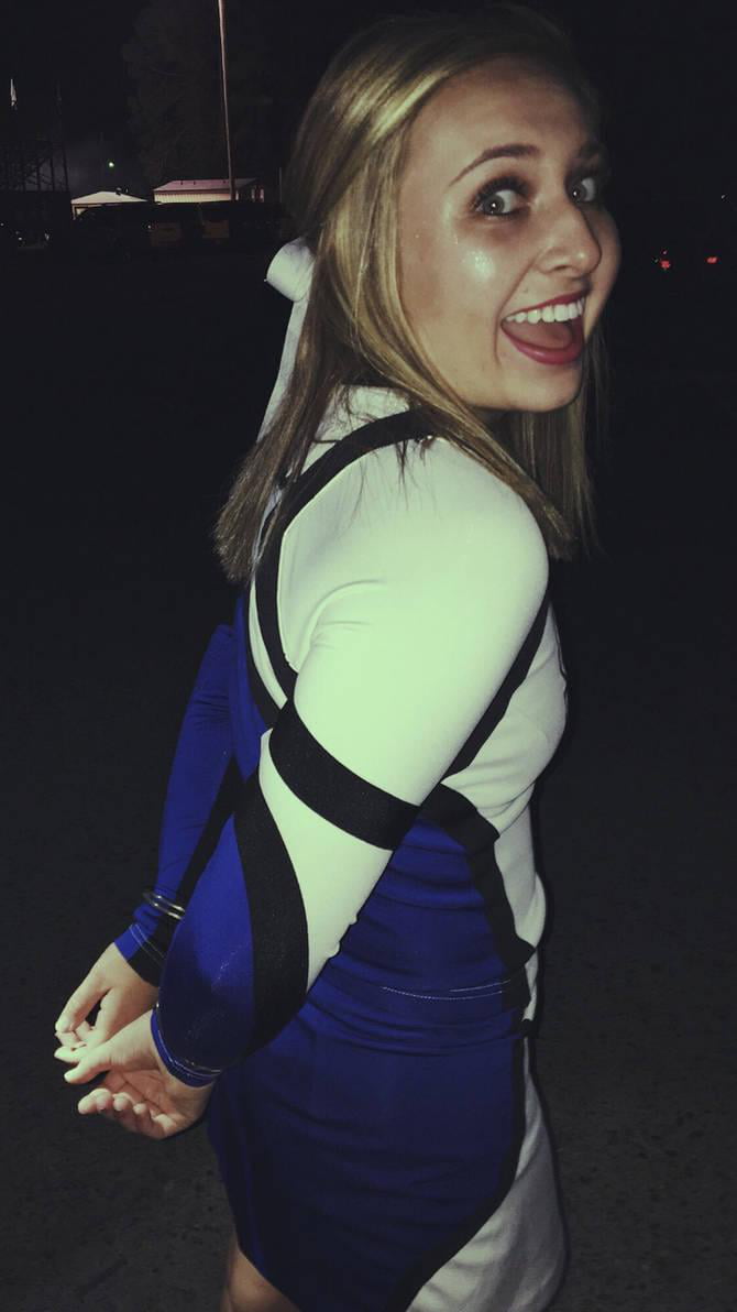 Cheerleader handcuffed - 9GAG