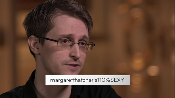 Edward Snowden on how to structure your passwords. - 9GAG