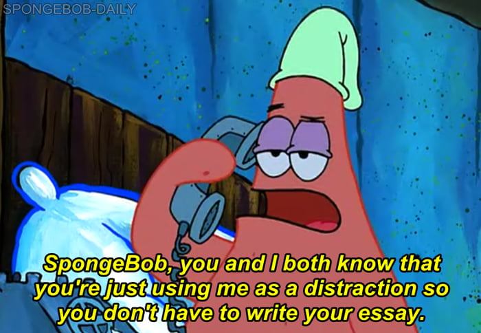 I miss when Patrick had terrifyingly smart moments like this - 9GAG