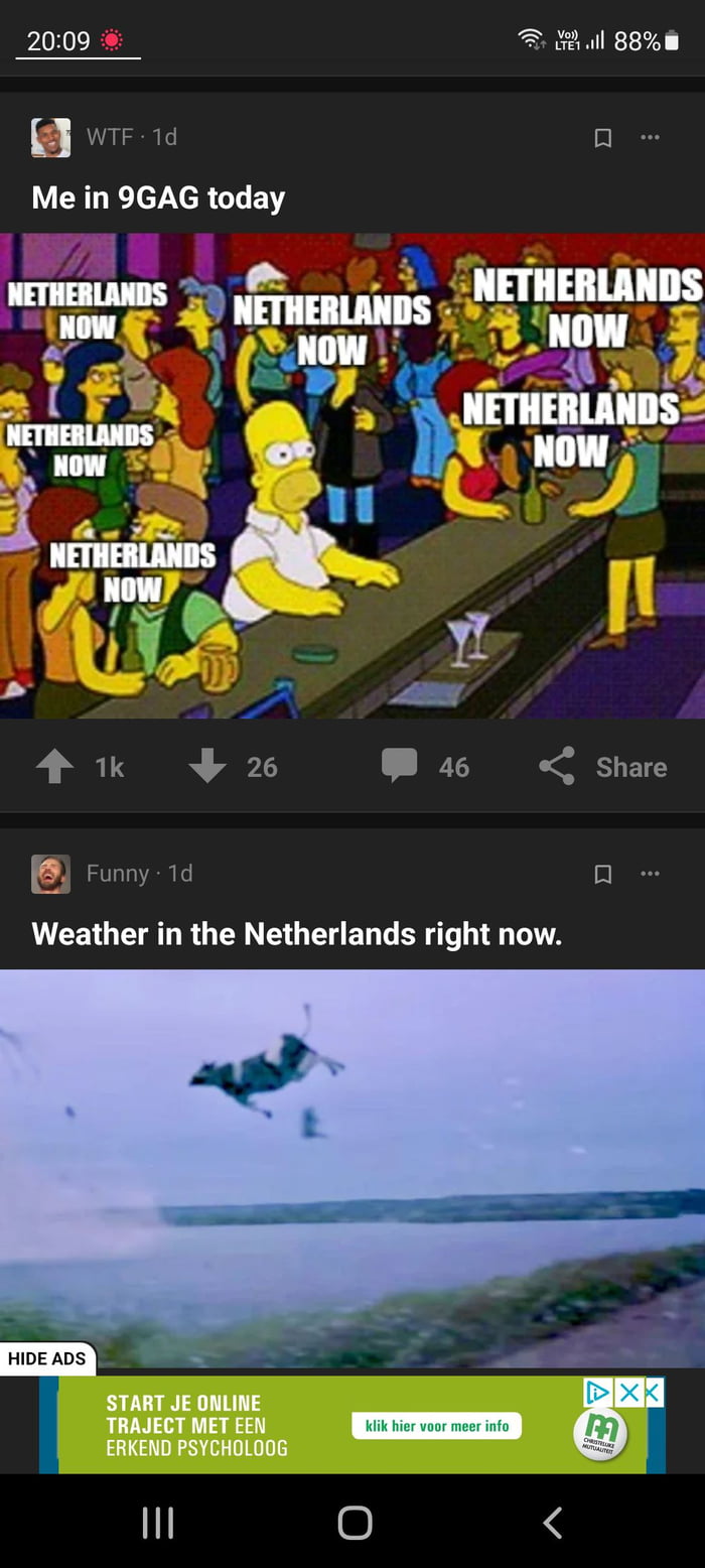 Netherlands weather in gag - 9GAG