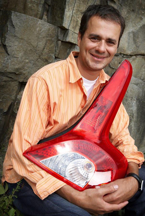 In 2006 Volvo had their chief designer of the C30 pose with it’s ...