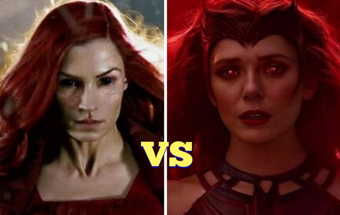 Brett Ratner's Phoenix (Jean Grey) OR Sam Raimi's Scarlett Witch (Wanda ...